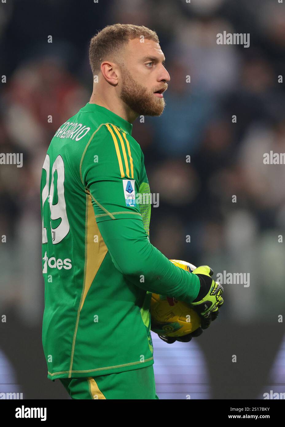 Turin, Italy. 29th Dec, 2024. Michele Di Gregorio of Juventus looks on ...