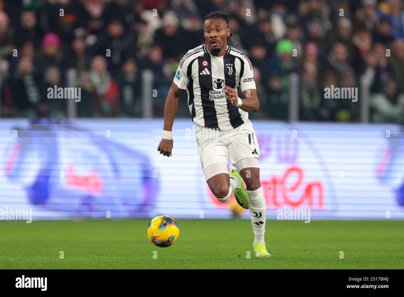Turin, Italy. 29th Dec, 2024. Kephren Thuram of Juventus during the ...