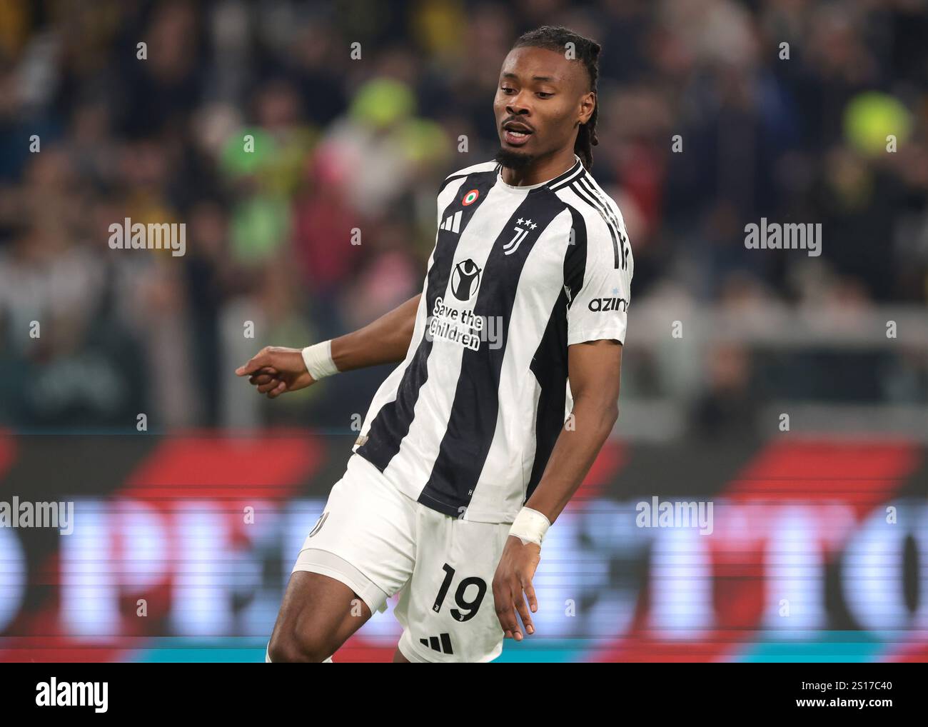 Turin, Italy. 29th Dec, 2024. Kephren Thuram of Juventus during the ...