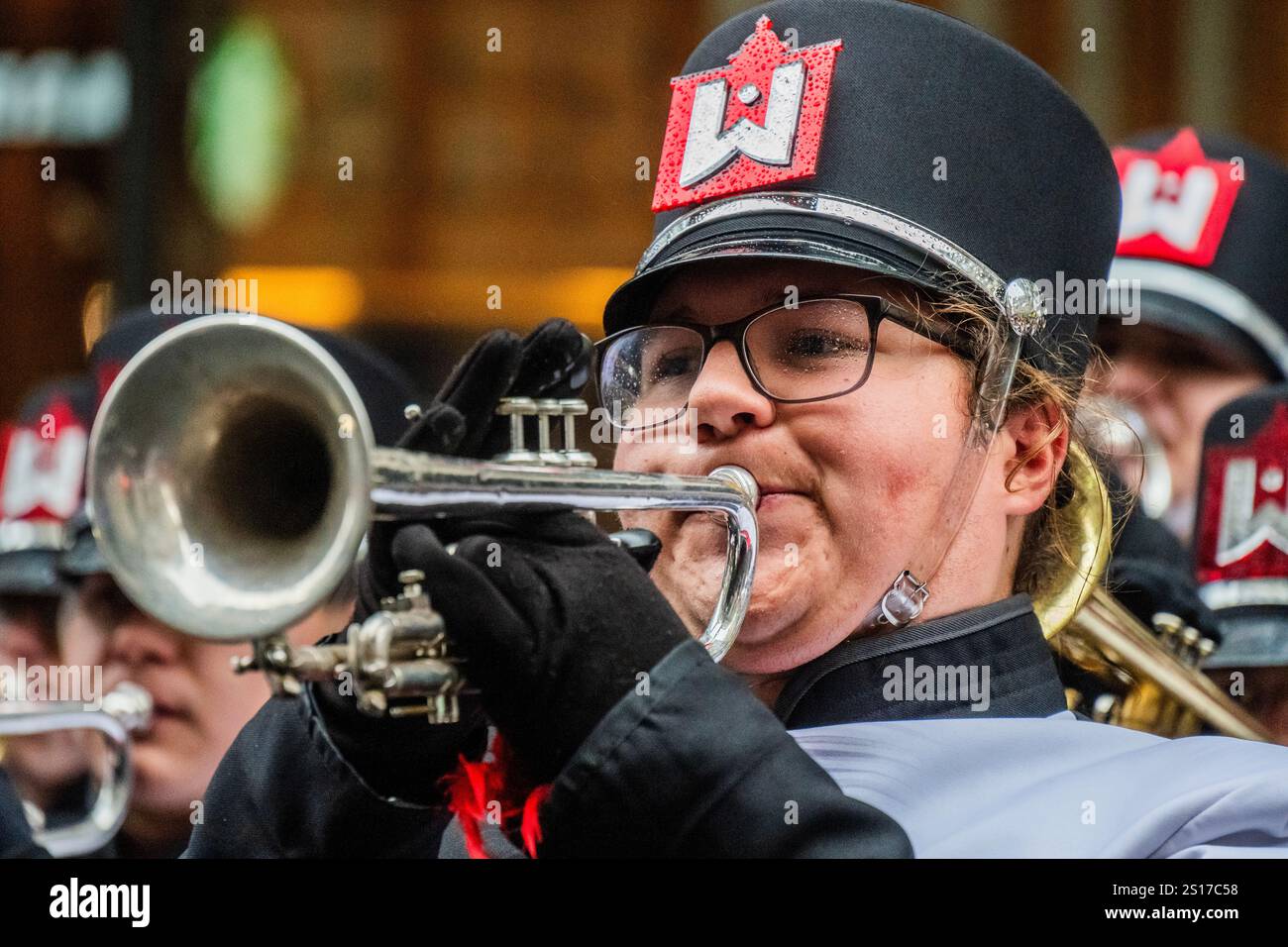 London, UK. 1st Jan, 2025. Pouring rain does not stop final ...