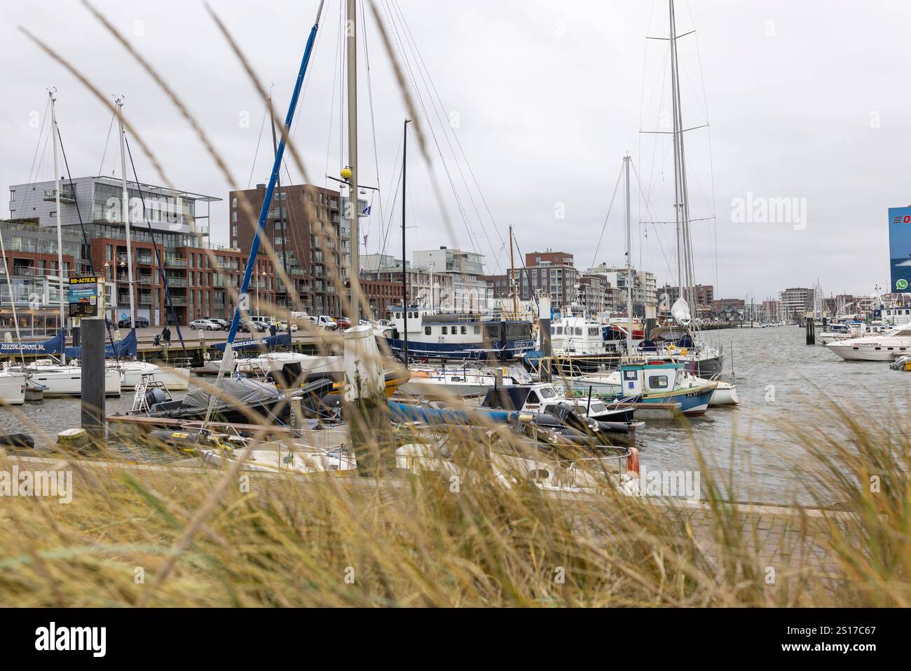 Den Haag 112025 - Der Hafen von Scheveningen ist ein lebendiger ...