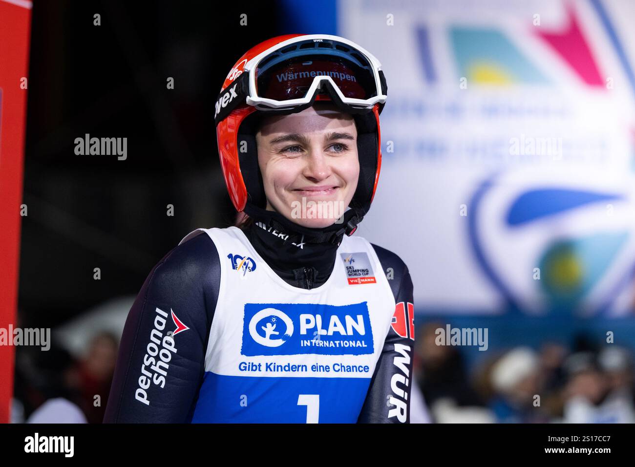 Selina Freitag (Deutschland) im Ziel, GER, FIS Viessmann Skisprung ...