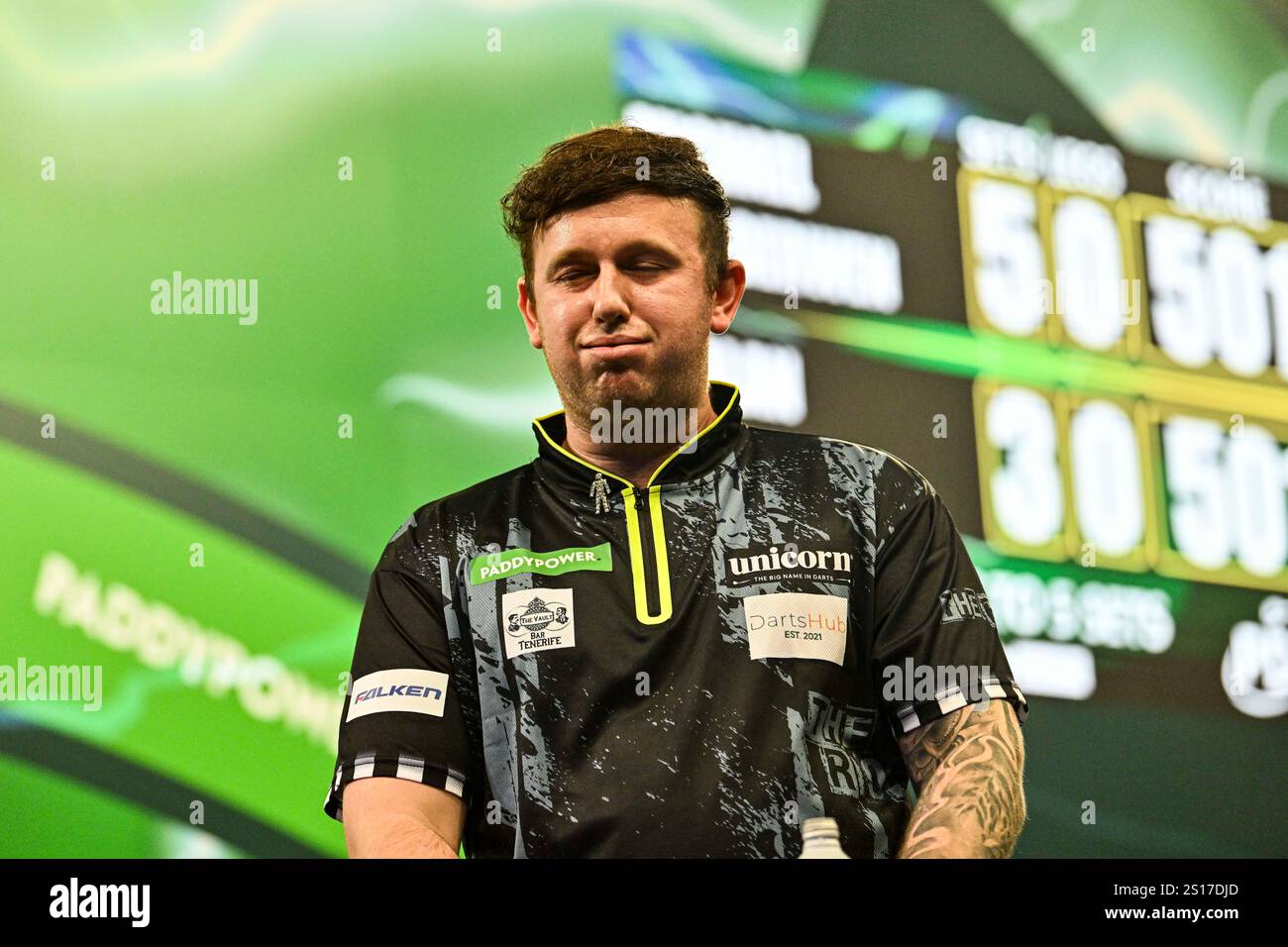 Alexandra Palace, London, UK. 1st Jan, 2025. 2024/25 PDC Paddy Power ...