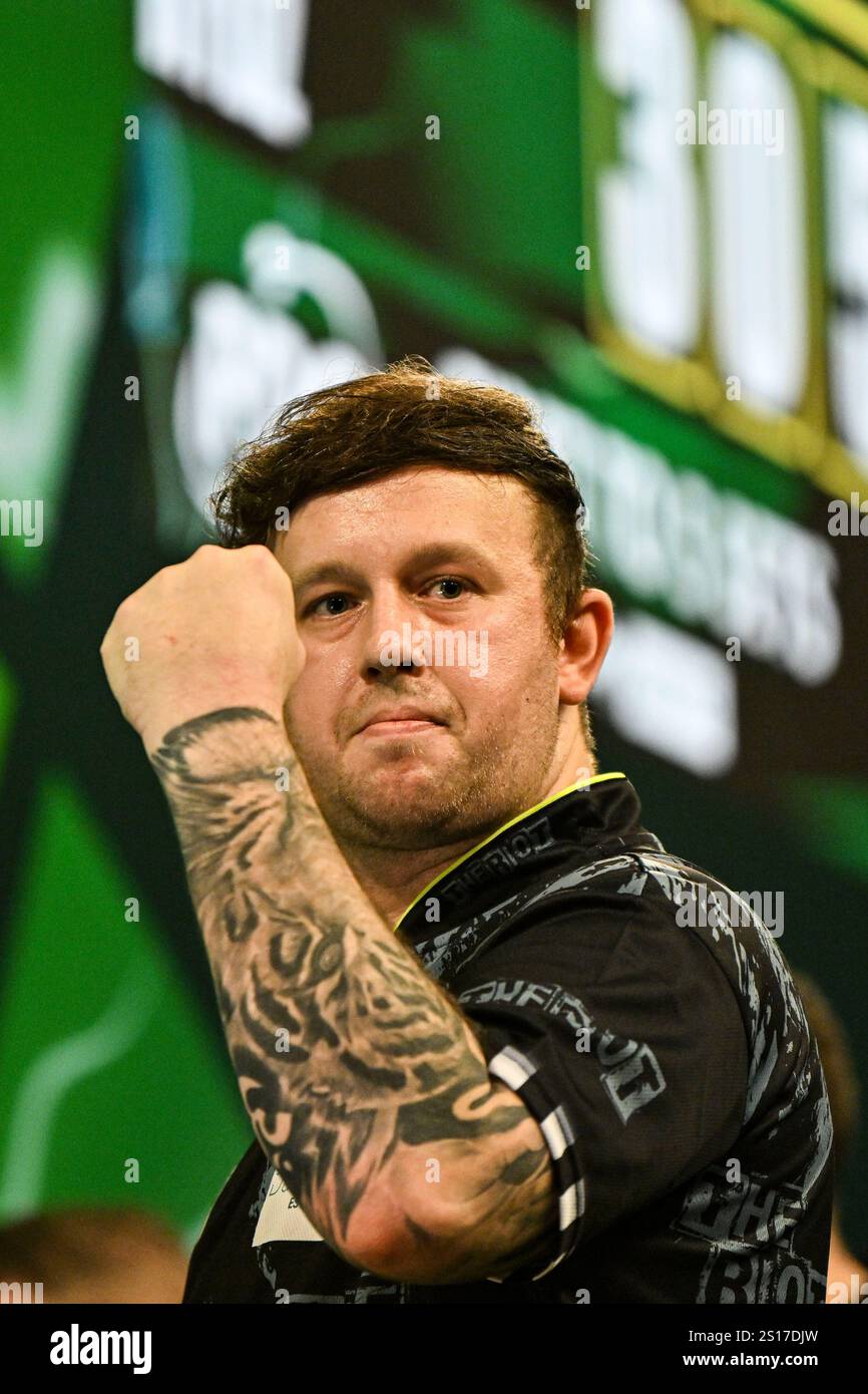 Alexandra Palace, London, UK. 1st Jan, 2025. 2024/25 PDC Paddy Power ...