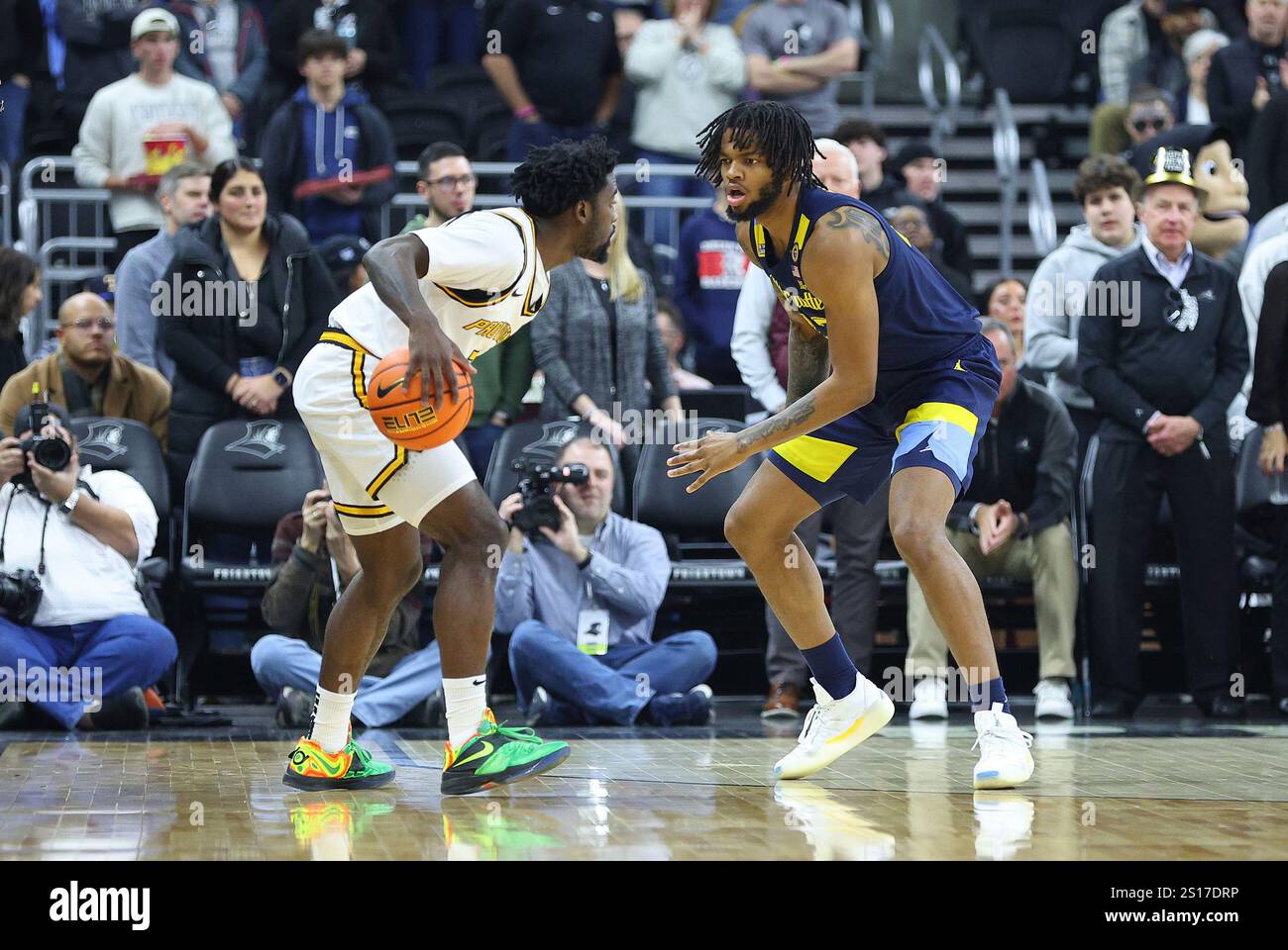 PROVIDENCE, RI - DECEMBER 31: Marquette Golden Eagles forward David ...