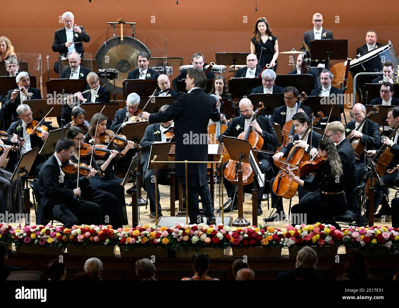 Prague, Czech Republic. 01st Jan, 2025. Czech Philharmonic New Year's ...