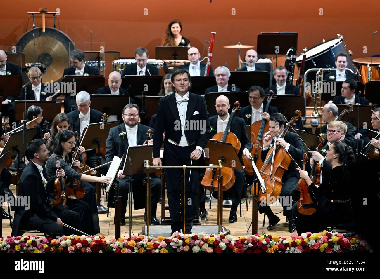 Prague, Czech Republic. 01st Jan, 2025. Czech Philharmonic New Year's ...