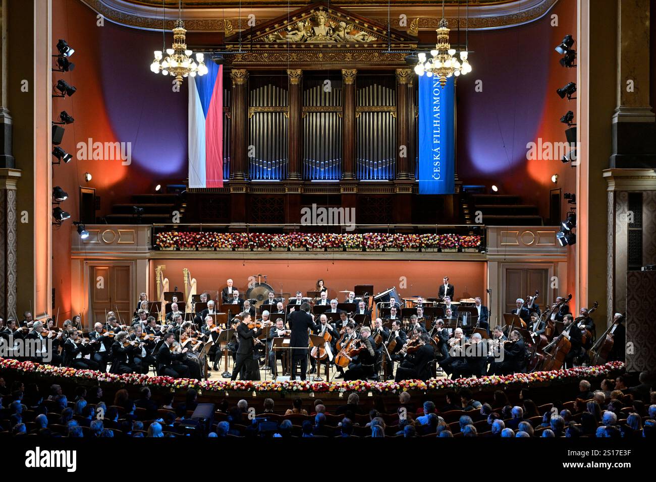 Prague, Czech Republic. 01st Jan, 2025. Czech Philharmonic New Year's ...