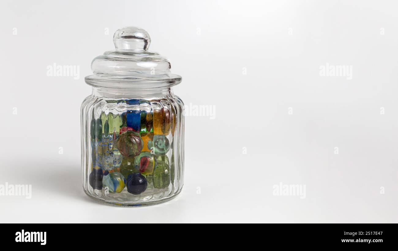 Jar of marbles hi-res stock photography and images - Alamy