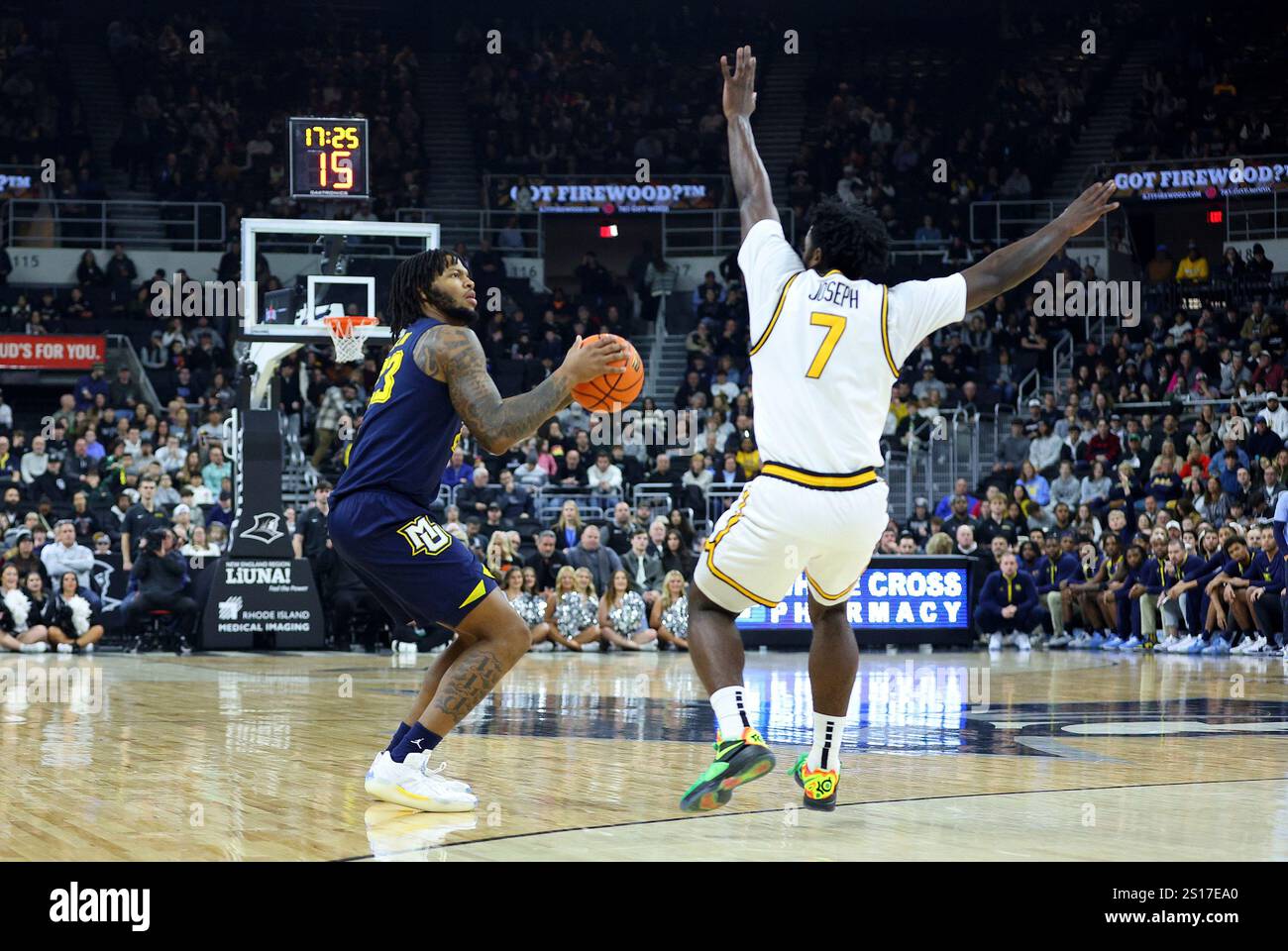 PROVIDENCE, RI - DECEMBER 31: Marquette Golden Eagles forward David ...