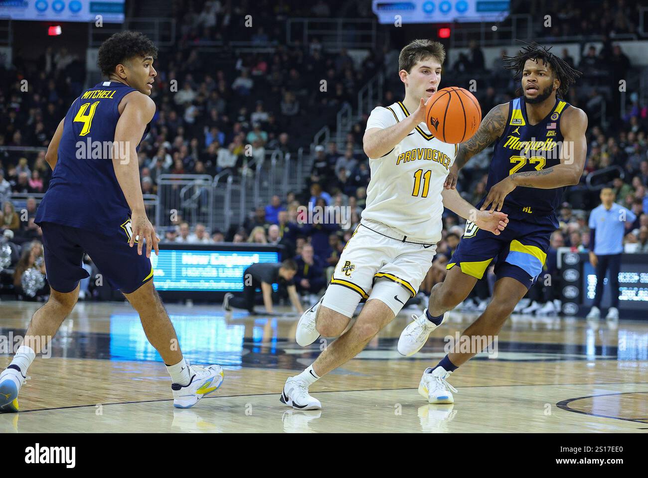 PROVIDENCE, RI - DECEMBER 31: Providence Friars forward Ryan Mela (11 ...