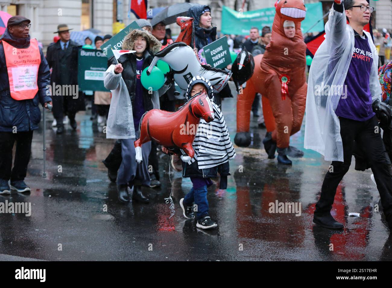 London, UK. 01 January 2025. The London's New Year's Day Parade (LNYDP ...