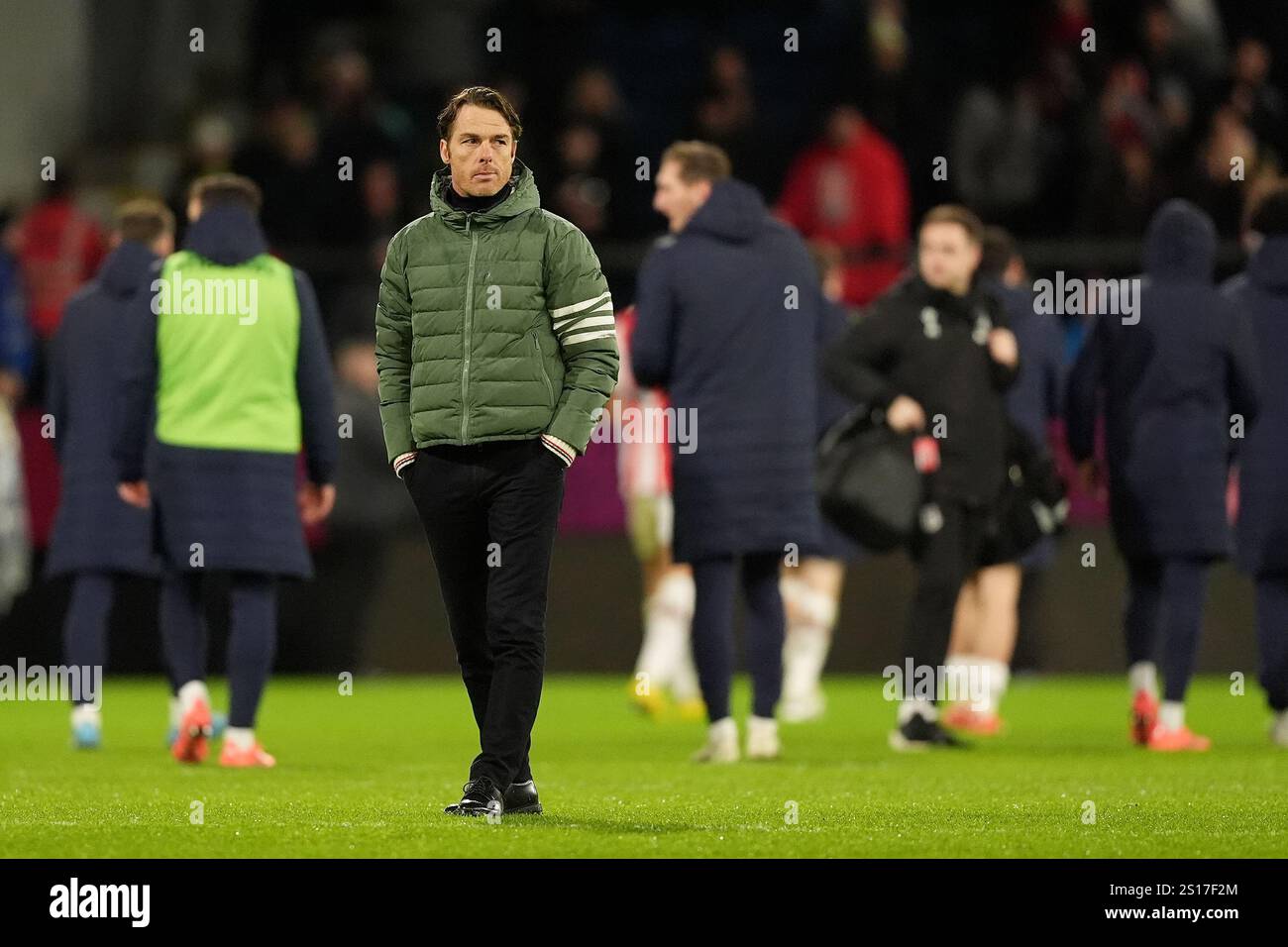 Burnley manager Scott Parker after the Sky Bet Championship match at ...
