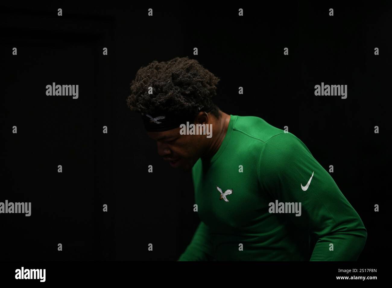 Philadelphia Eagles' Nolan Smith Jr. walks off the field before an NFL ...