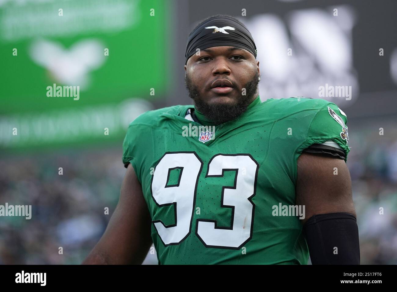 Philadelphia Eagles' Milton Williams walks to the field during an NFL ...