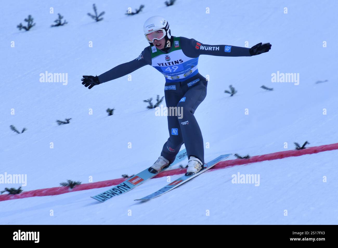 Garmisch Partenkirchen, Germany. 01st Jan, 2025. GARMISCH-PARTENKIRCHEN ...