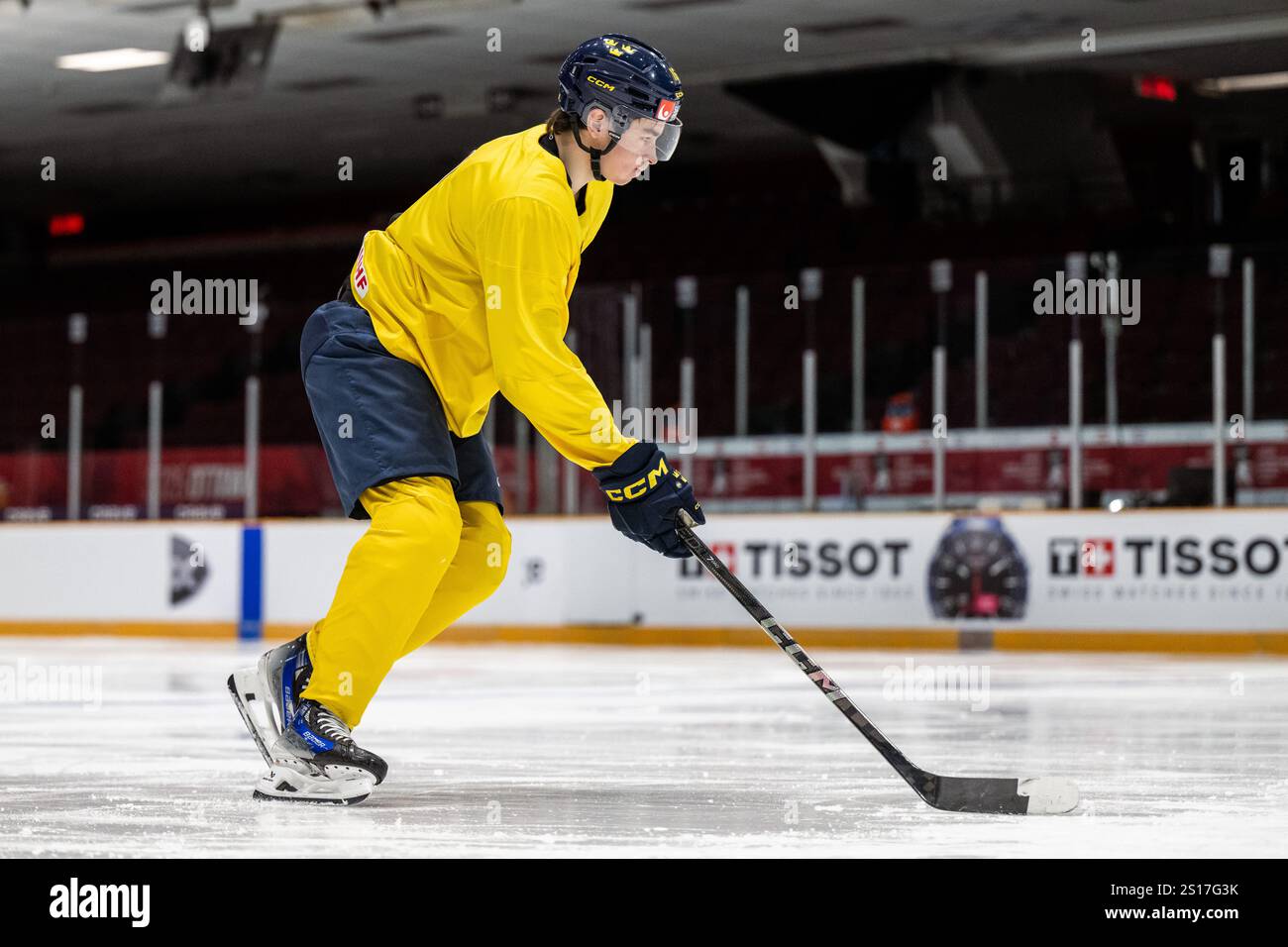 Felix Unger Sörum of, Sweden. , . at a practice session during the 2025 ...