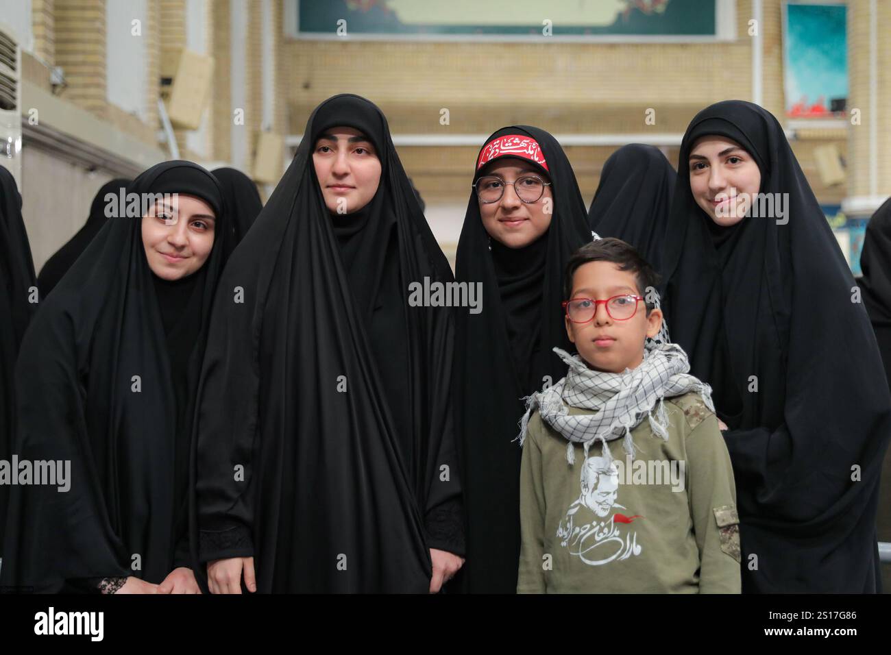 January 1, 2025, Tehran, Iran: ZEINAB SOLEIMANI (2L), the youngest ...