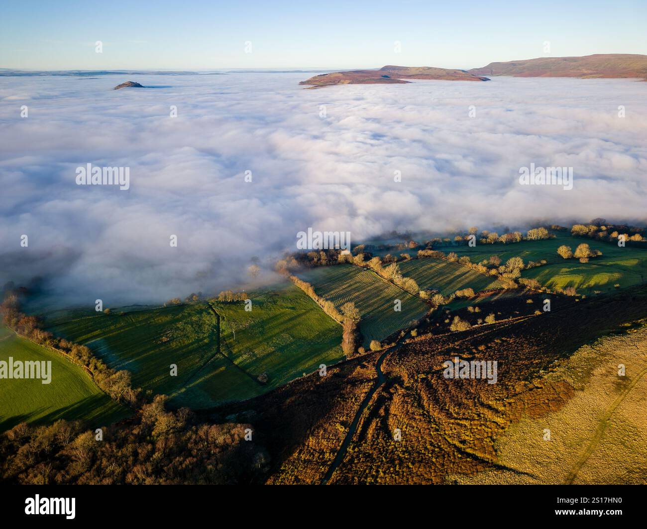 Aerial view valley rolling hills hi-res stock photography and images ...
