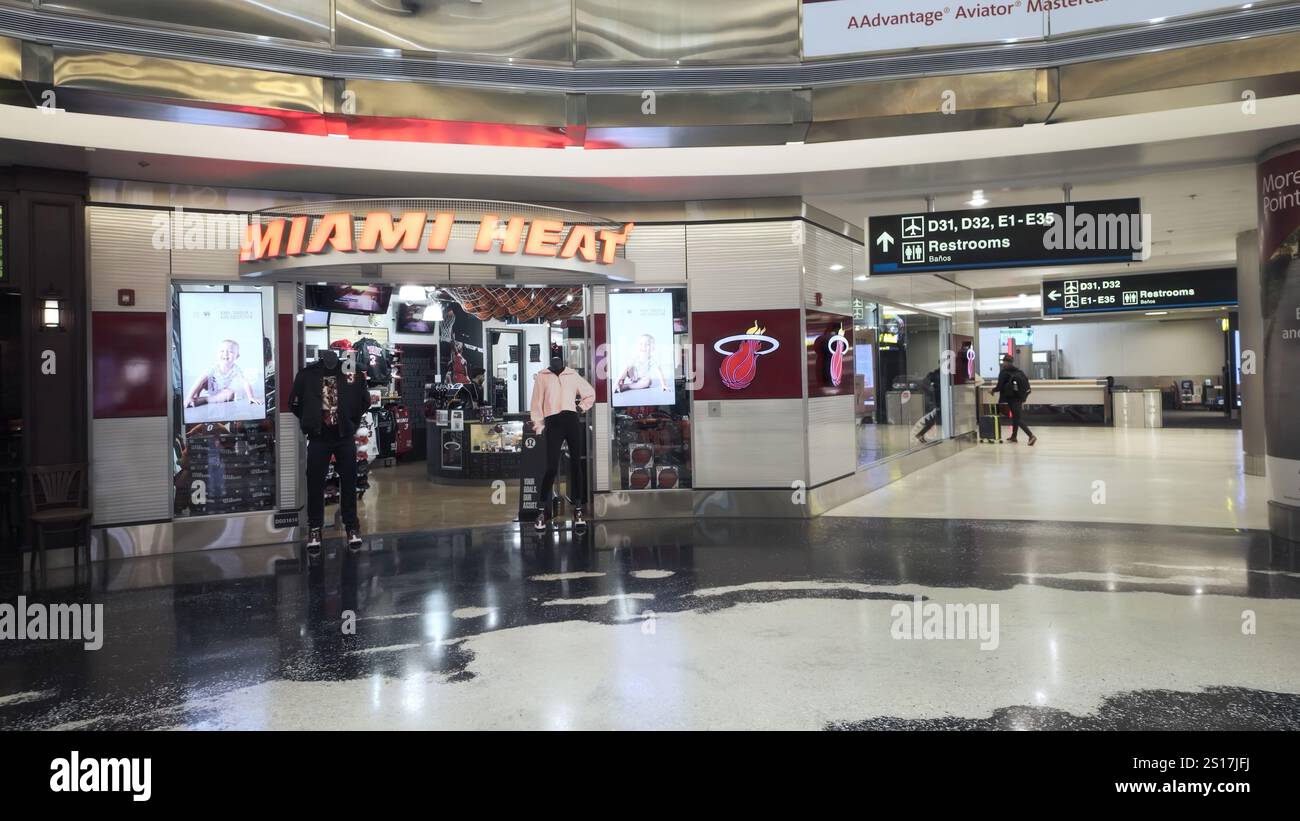 Miami International Airport - Miami Heat Store - MIAMI, UNITED STATES ...