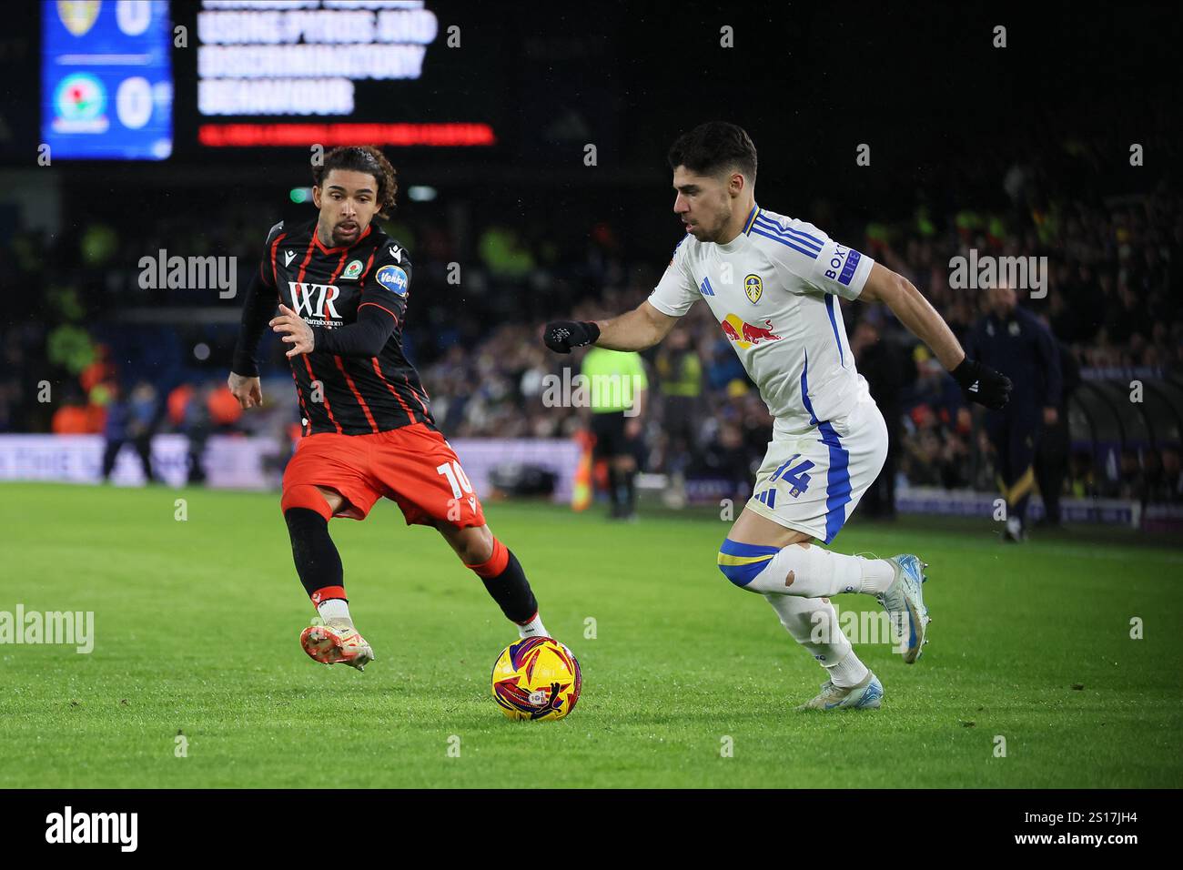Manor Solomon (Leeds United) during the Sky Bet Championship match ...