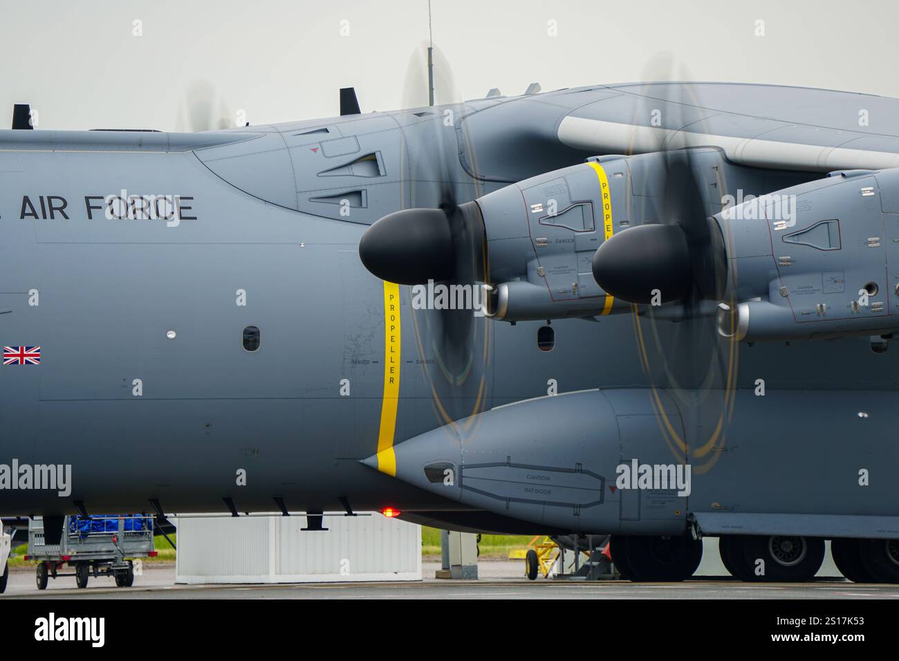 Liepaja, Latvia- June 16, 2024: ZM401 RAF Royal Air Force Airbus C.1 ...