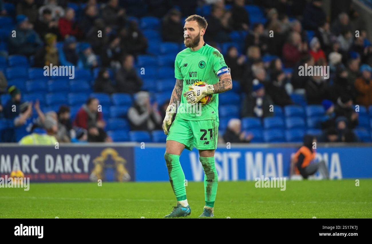 Cardiff City Stadium, Cardiff, UK. 1st Jan, 2025. EFL Championship ...