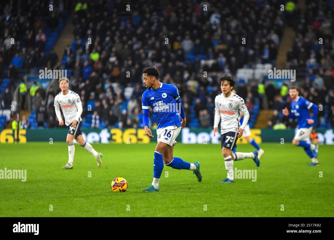 1st January 2025; Cardiff City Stadium, Cardiff, Wales; EFL ...