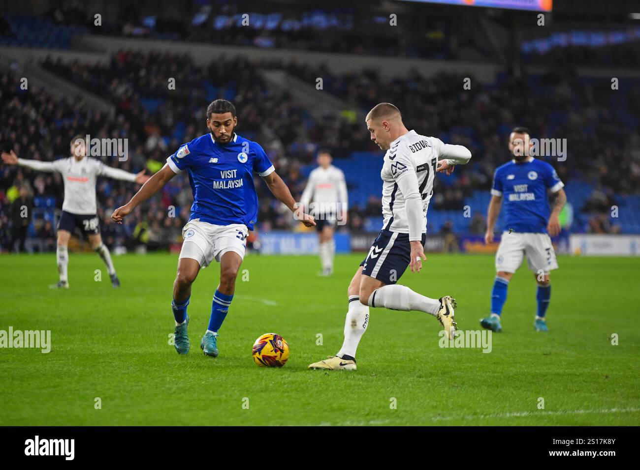 Cardiff City Stadium, Cardiff, UK. 1st Jan, 2025. EFL Championship ...