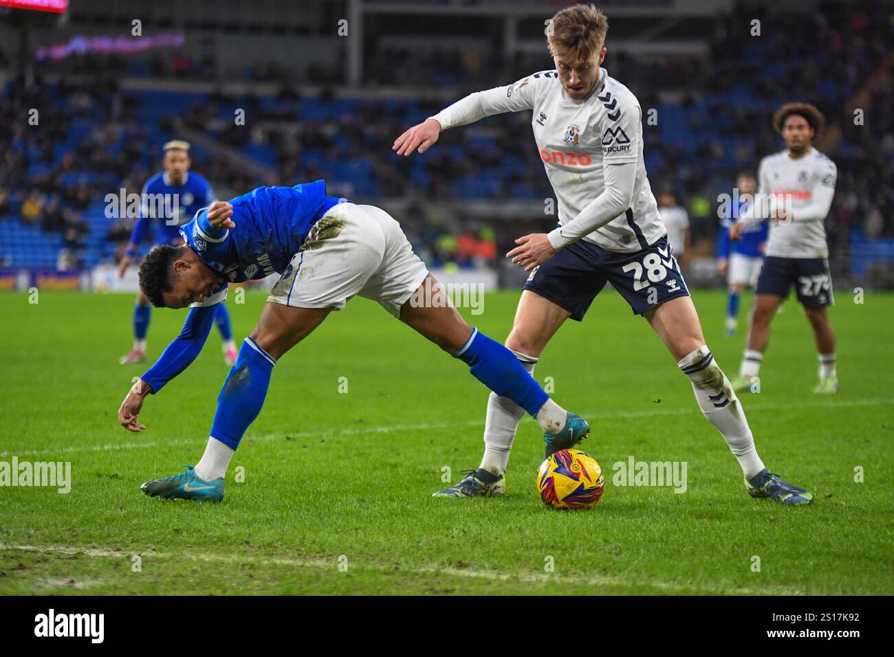 Cardiff City Stadium, Cardiff, UK. 1st Jan, 2025. EFL Championship ...