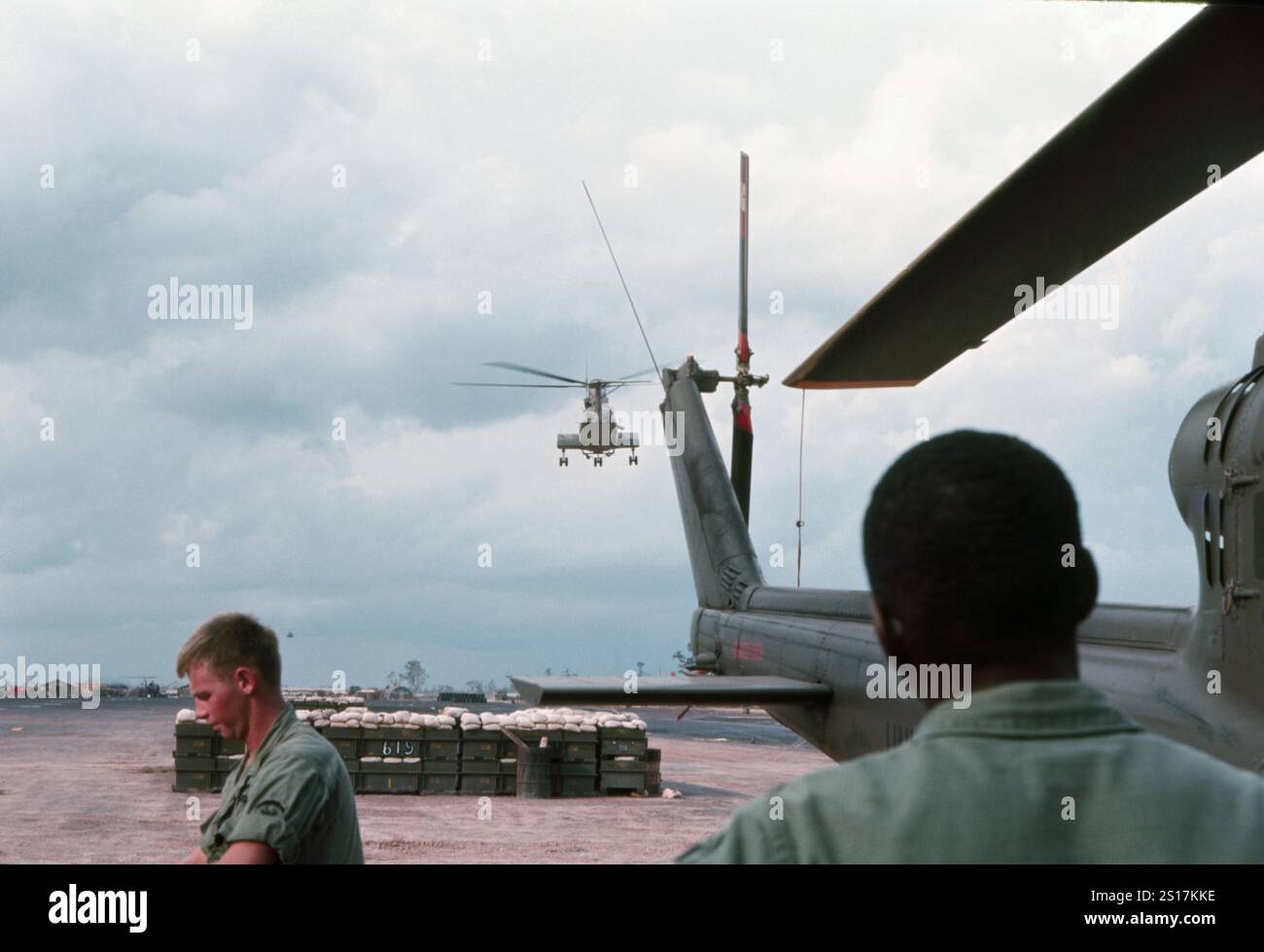 Vietnam War / Vietnamwar - US ARMY Bell UH-1C Gunship Stock Photo - Alamy