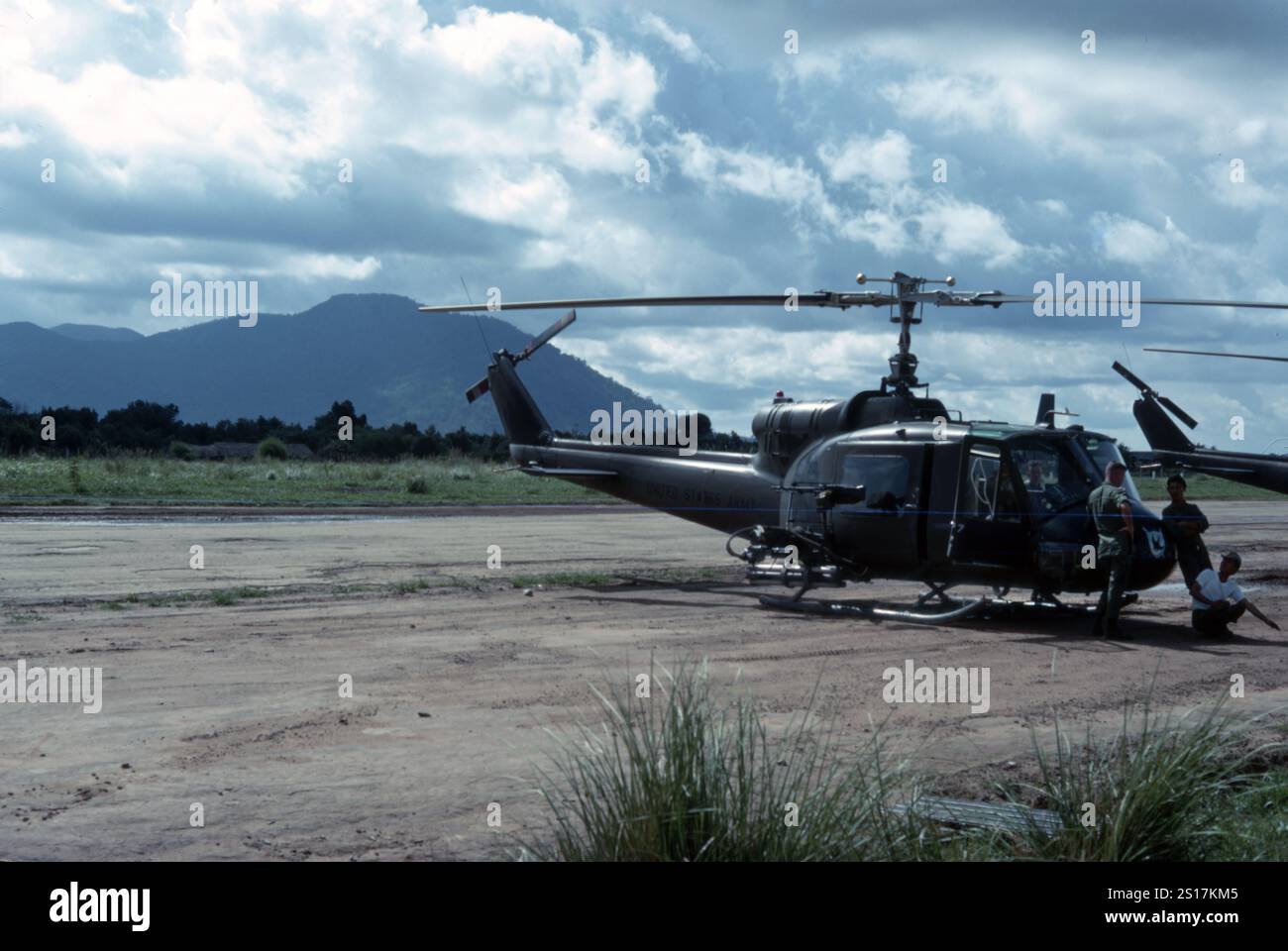 Vietnam War / Vietnamwar - US ARMY Bell UH-1C Gunship Stock Photo - Alamy