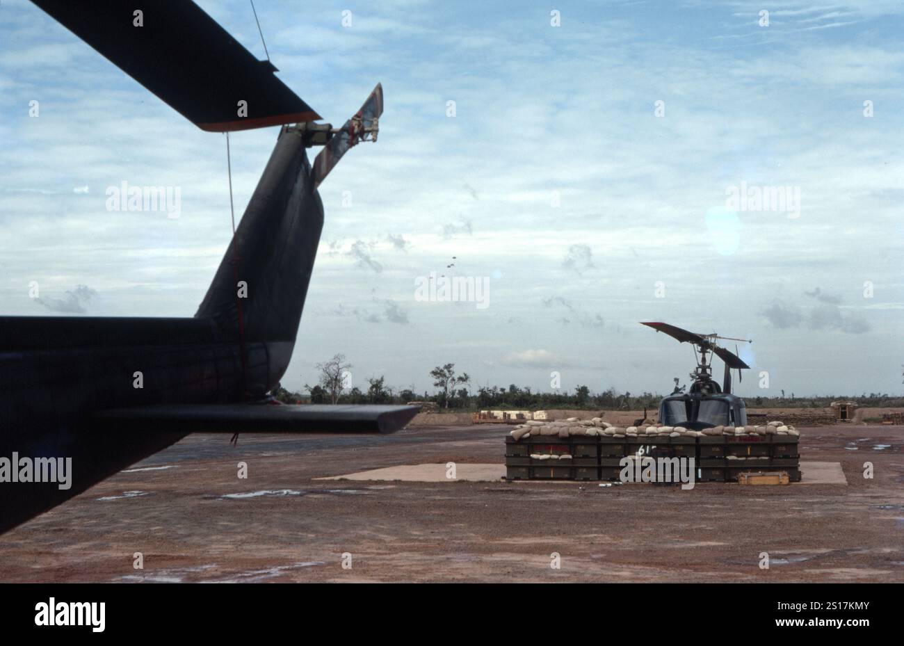 Vietnam War / Vietnamwar - US ARMY Bell UH-1C Gunship Stock Photo - Alamy