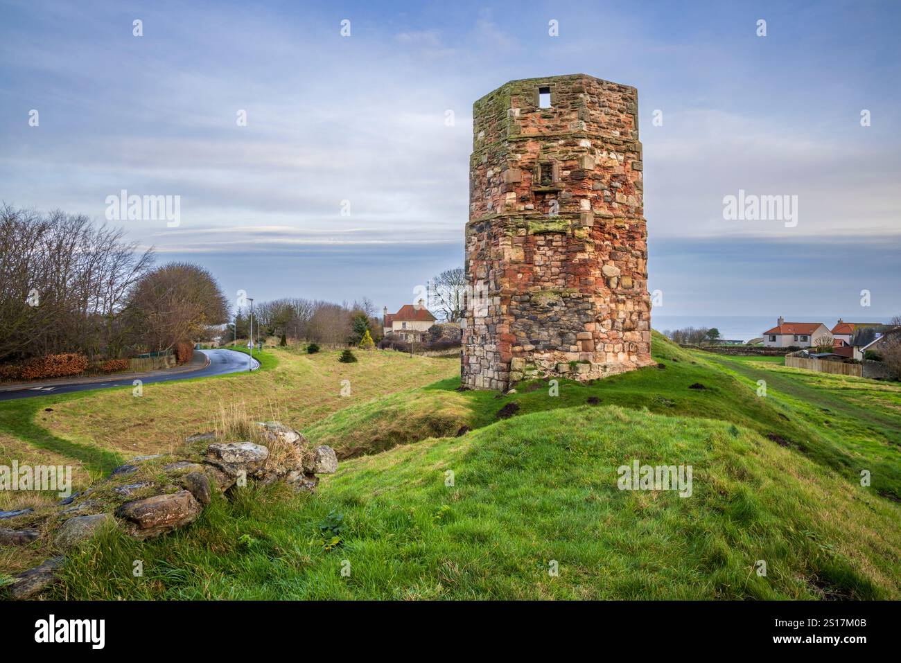 The Bell Tower, built on the medieval walls of Berwick-upon-Tweed ...