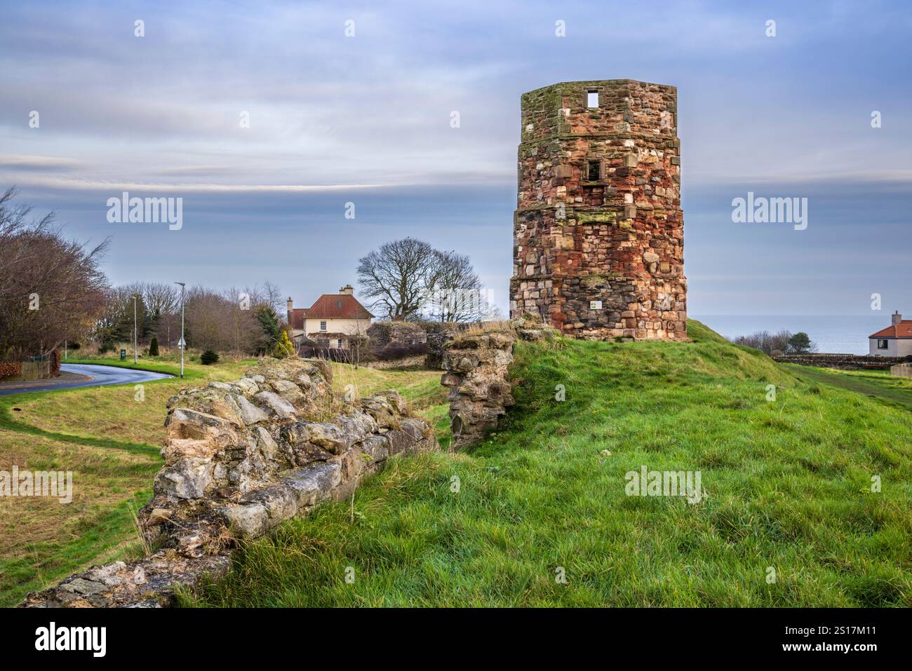 The Bell Tower built on the medieval walls of Berwick-upon-Tweed ...