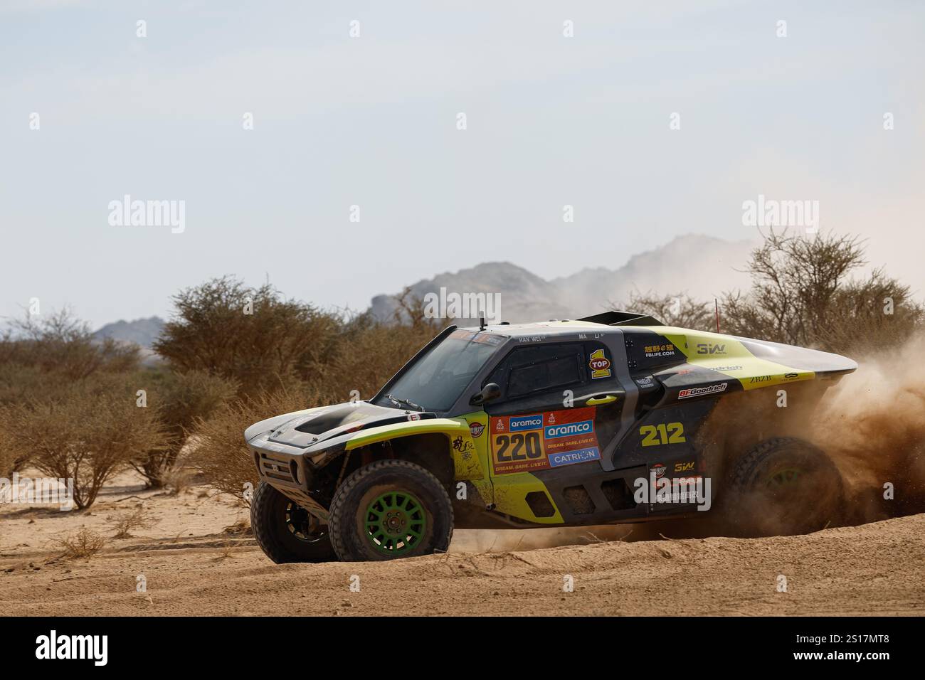 Bisha, Arabie Saoudite. 01st Jan, 2025. 220 HAN Wei (chn), MA Li (chn), Red-Lined, Hanwei ...
