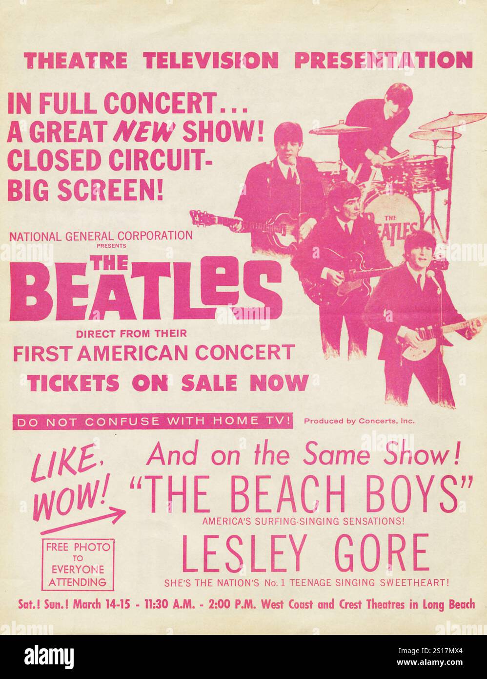 Theatre Television presents The Beatles, The Beach Boys and Lesley Gore ...
