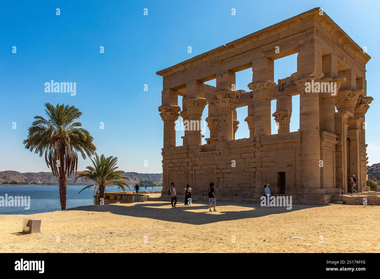 Aswan, Egypt; January 18, 2024: Explore the Philae Temple of Isis, an ...