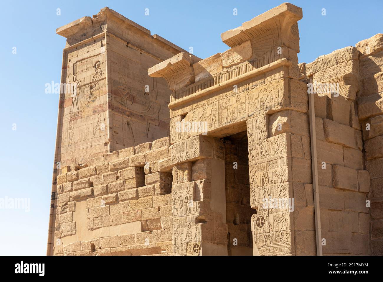 Aswan, Egypt; January 18, 2024: Visit the Temple of Isis at Philae, a ...