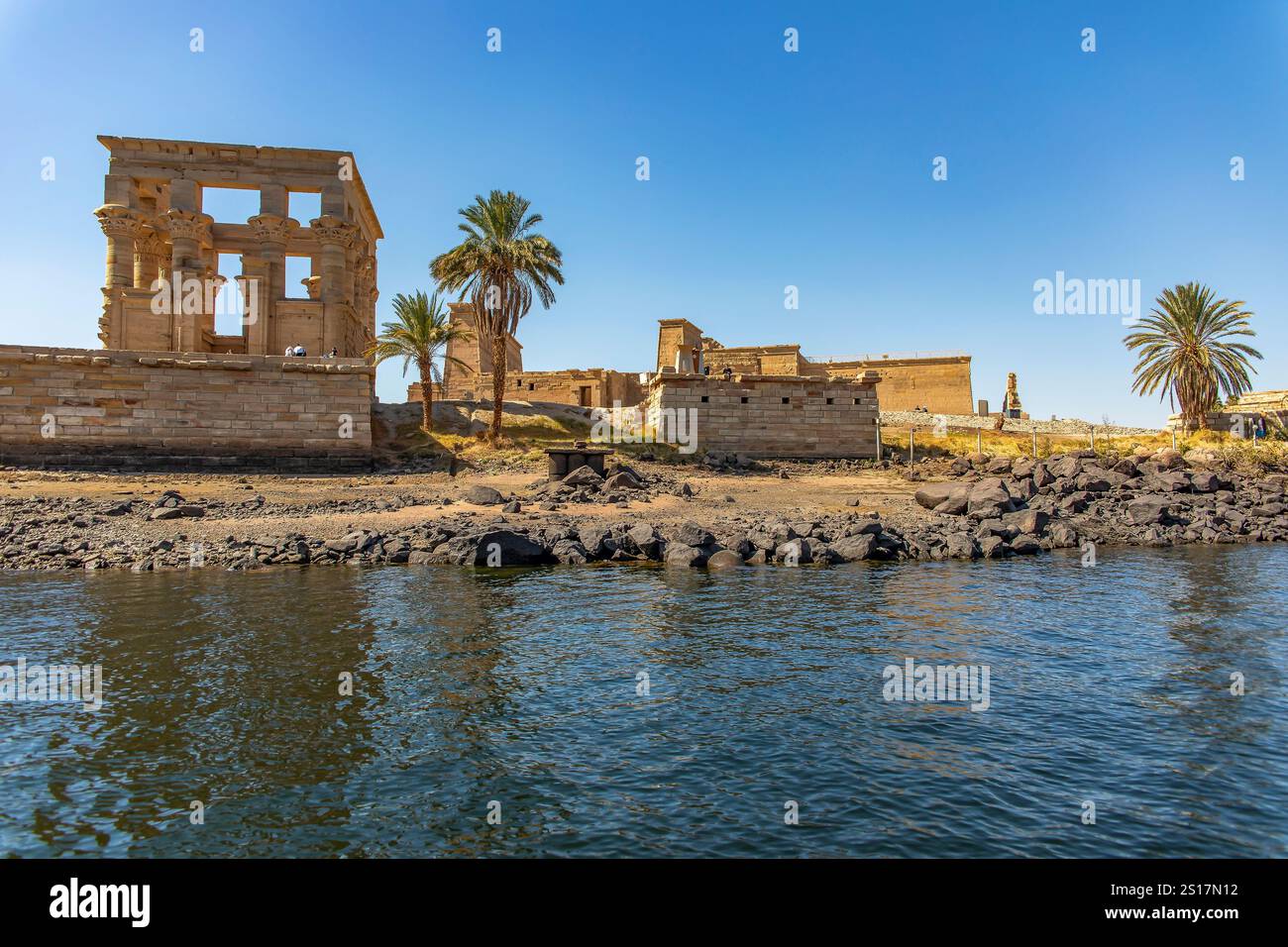 Aswan, Egypt; January 18, 2024: Explore the Philae Temple of Isis, an ...