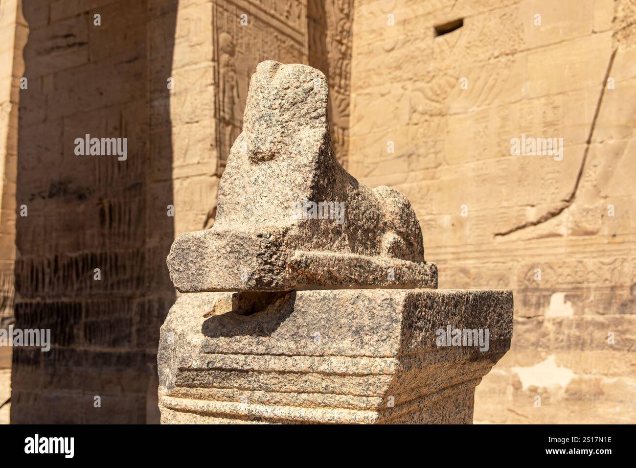 Aswan, Egypt; January 18, 2024: Visit Philae Island's Temple of Isis ...