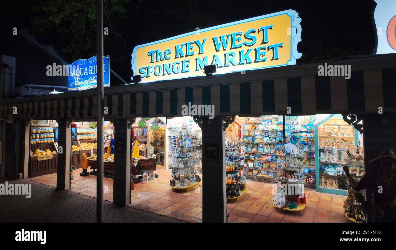 Sponge Market in Key West Florida - KEY WEST, UNITED STATES - NOVEMBER ...