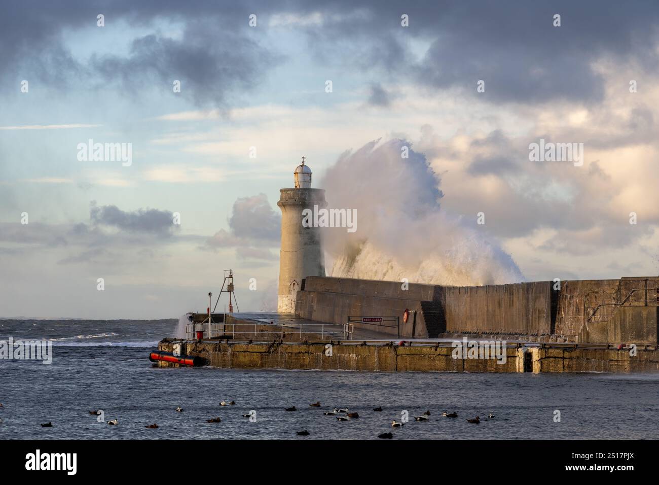 1 January 2025. Buckie,Moray Coast,Scotland. This is the combination of ...