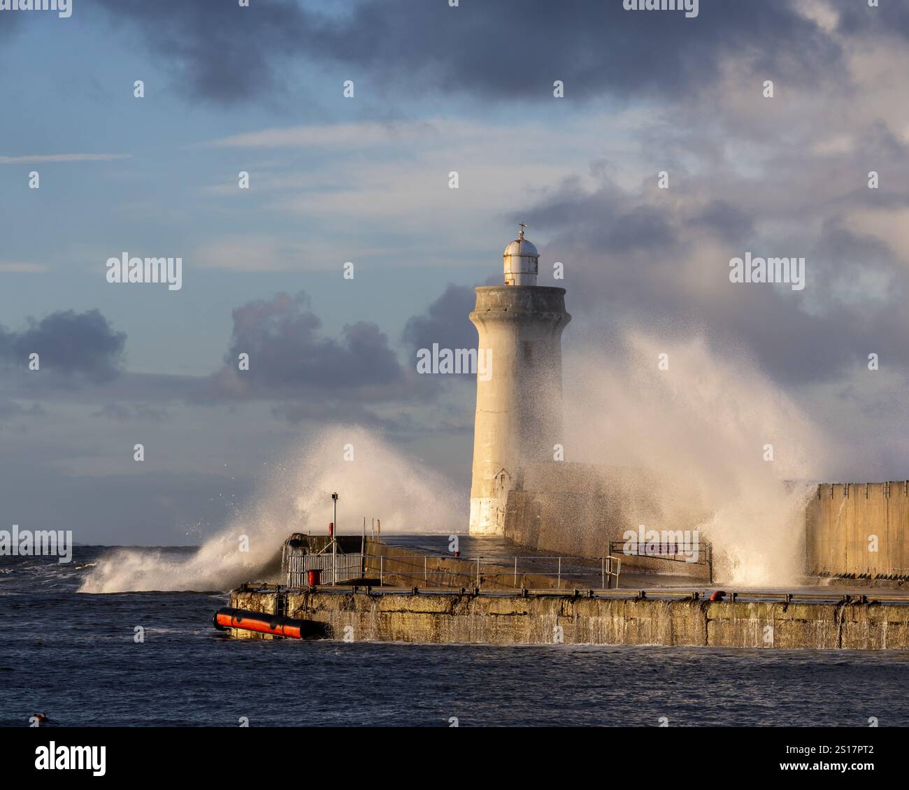 Buckie, Moray Coast, UK. 1st Jan, 2025. This is the combination of ...