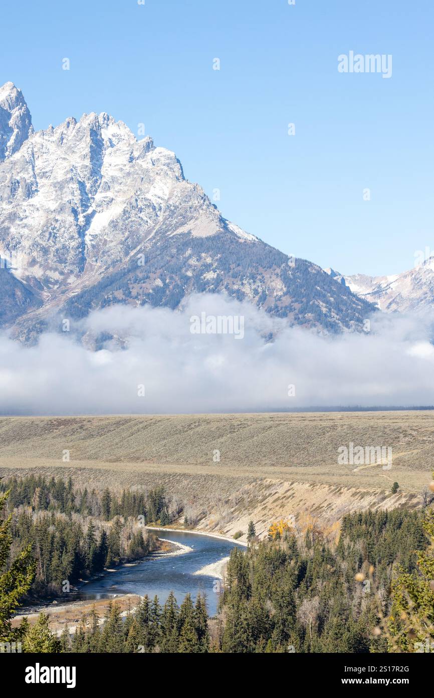 Snake River Overlook in Grand Teton National Park Stock Photo - Alamy