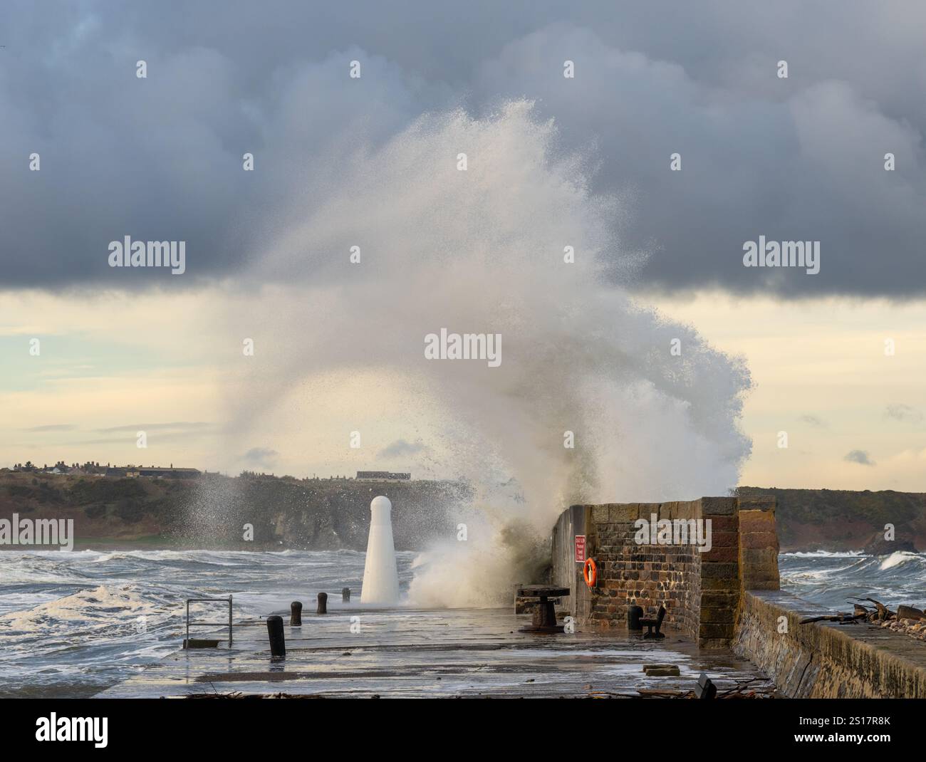 Buckie, Moray Coast, UK. 1st Jan, 2025. This is the combination of ...