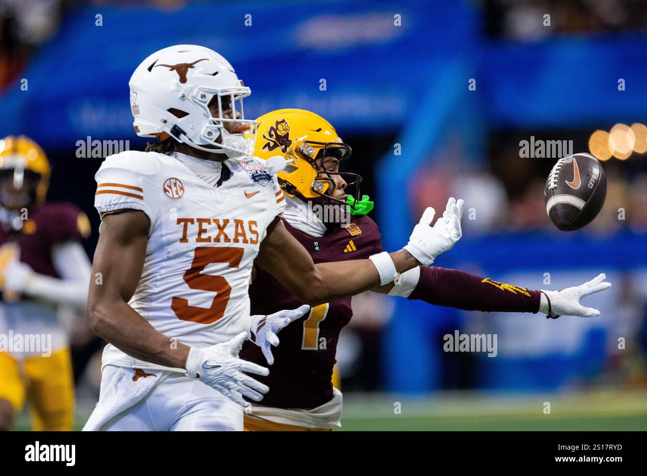 Atlanta, GA, USA. 1st Jan, 2025. Arizona State defensive back Keith ...