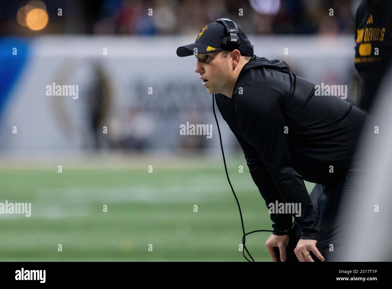 Atlanta, GA, USA. 1st Jan, 2025. Arizona State head coach Kenny ...