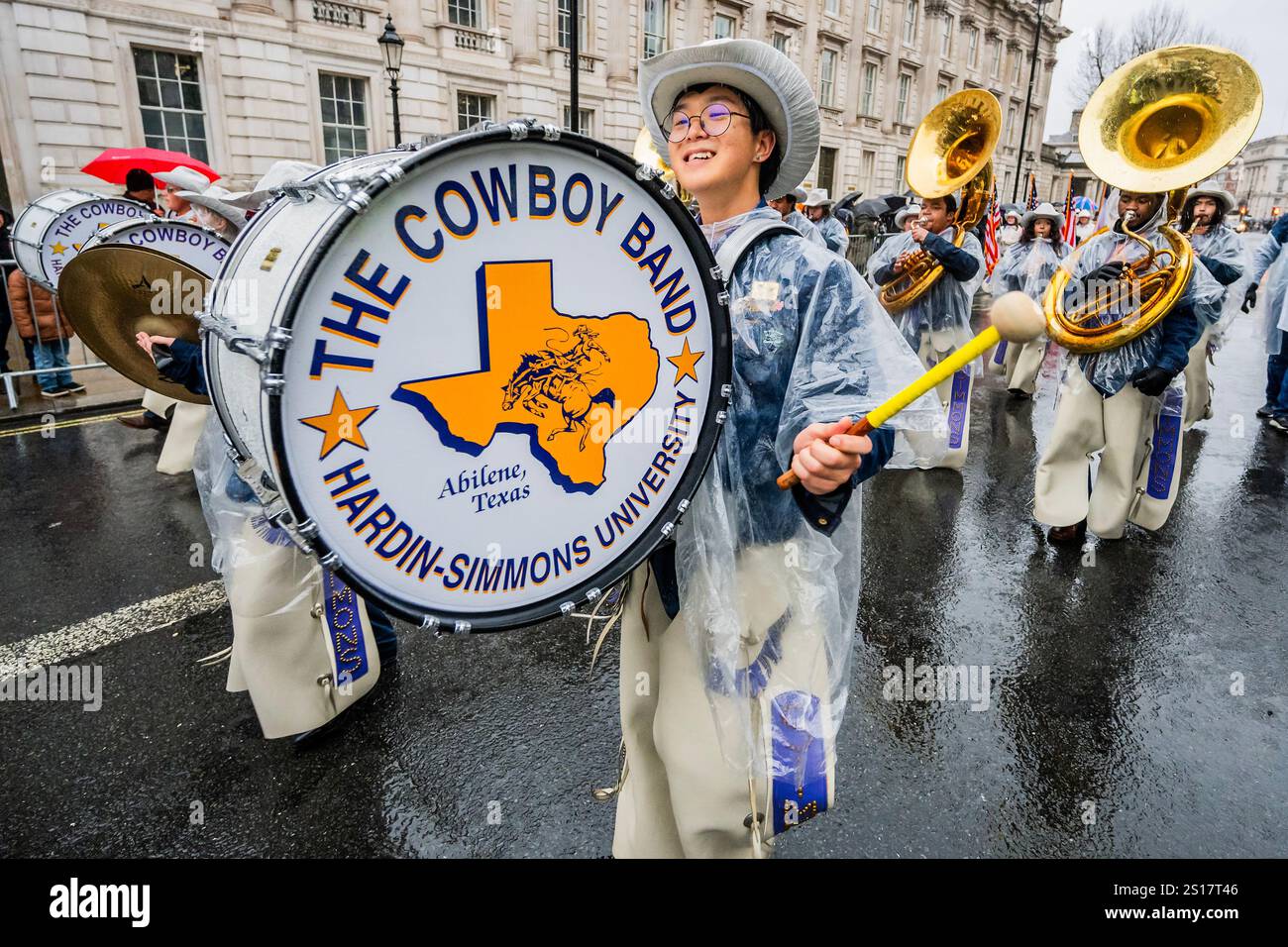 London, UK. 1st Jan, 2025. TheWorld-Famous Cowboy Band from Hardin ...
