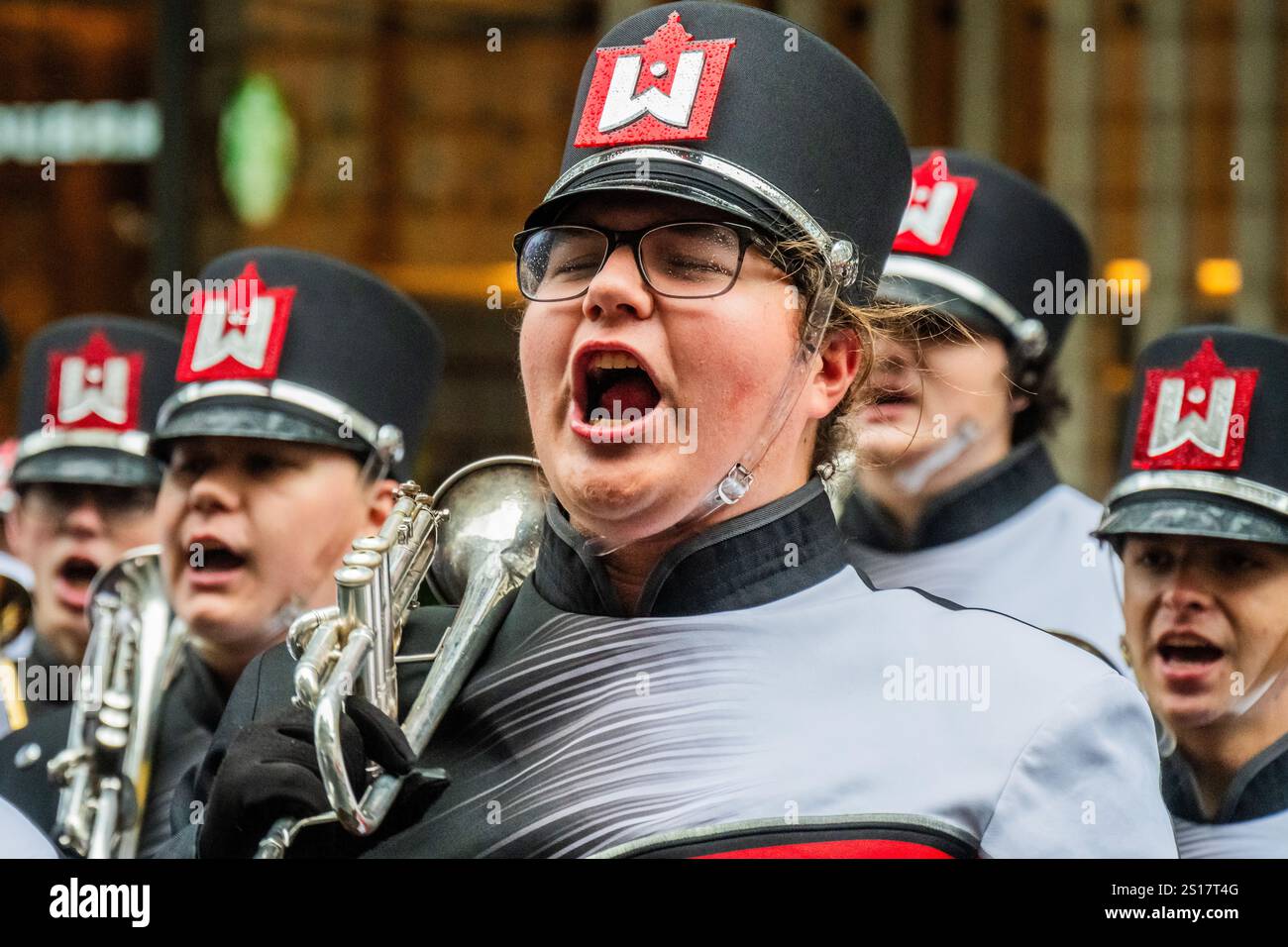 London, UK. 1st Jan, 2025. Pouring rain does not stop final ...